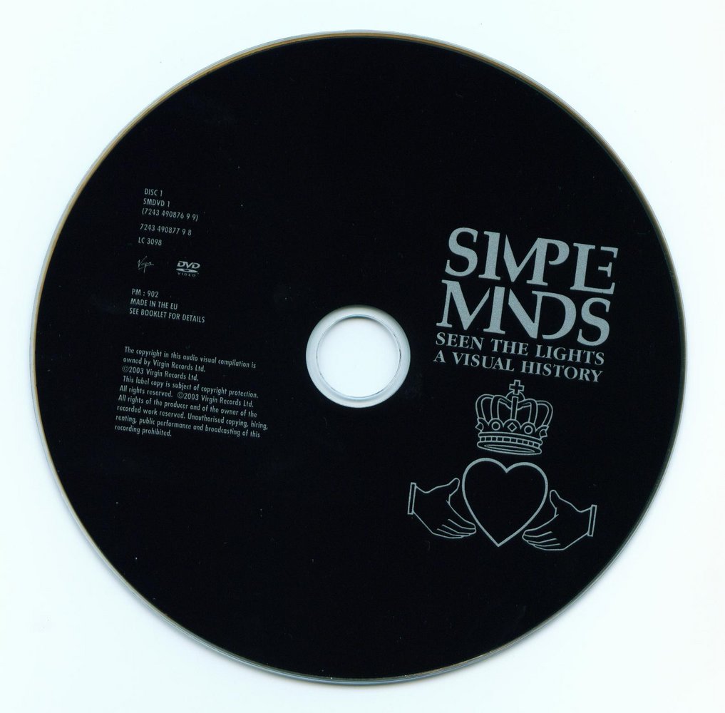 Simple Minds Seen The Lights : DVD 1 | DVD Covers | Cover Century ...